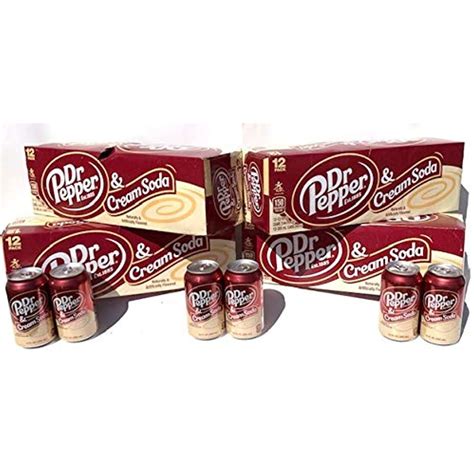 Dr Pepper Cream Soda 48 Pack 12 Fl Oz Cans