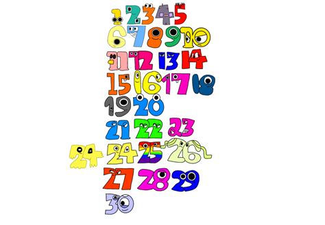 Small Numbers By Aidasanchez0212 On Deviantart