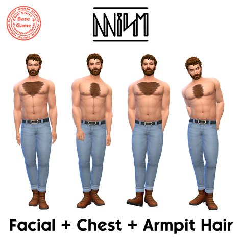 Hairy Sims 4 Realistic Body Hair Mod Sims 4 Caeqvo