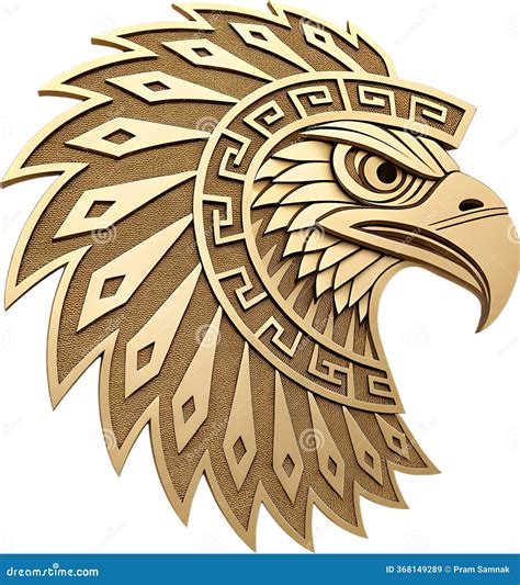 Aztec Eagle Warrior Symbol