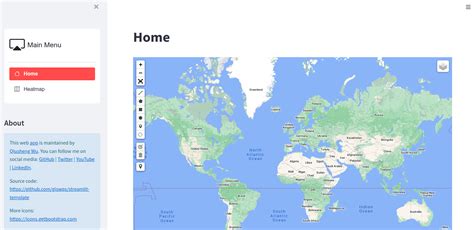github giswqs streamlit template a streamlit app template based on streamlit option menu