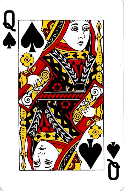 Queen Of Spades Card Clipart King Of Spade Playing Card King Of