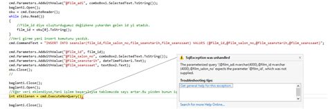 C Executenonquery Donanımhaber Forum