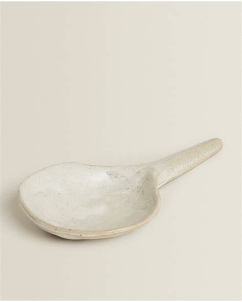 Irregular Stoneware Spoon Rest H As