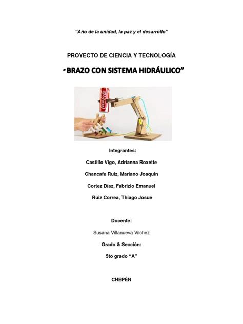 brazo robotico pdf pdf