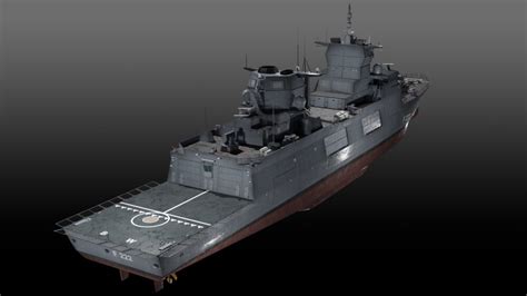 Js Kongo Ddg 173 Low Poly 3d Model Download Warship On