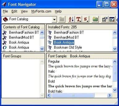 Bitstream Font Navigator là gì Ưu nhược điểm khi quản lý font chữ bằng Bitstream Font Navigator