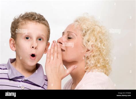 Maman Parle Enfant Banque De Photographies Et Dimages à Haute