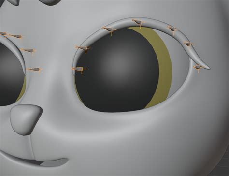 Trouble With Rigging Cartoon Style Eyelashes Animation And Rigging Blender Artists Community