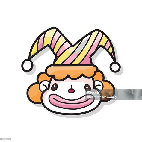 Clown Doodle Stock Illustration Download Image Now 2015