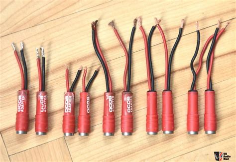 Dynaudio Ocos Connection Plugs Adaptors Red For Sale Uk Audio Mart