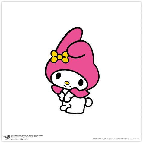 Trends International Gallery Pops Sanrio My Melody Arte De Pared Con Retrato De Personaje De
