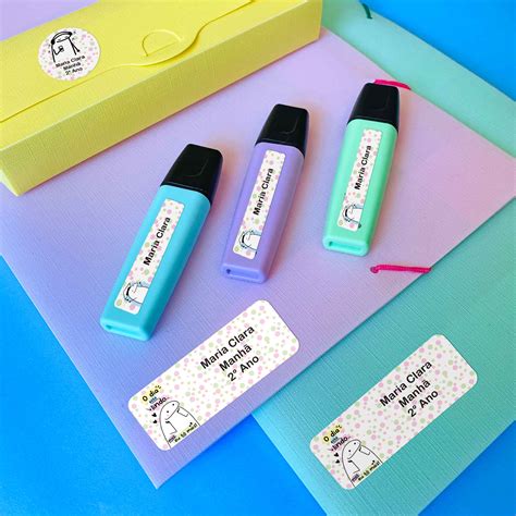 Etiqueta Escolar Personalizada Flork