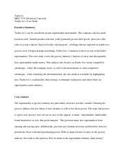 Trader Joe S Case Study Docx Taylor Li MKT 5750 Professor Crawford Trader Joe S Case Study