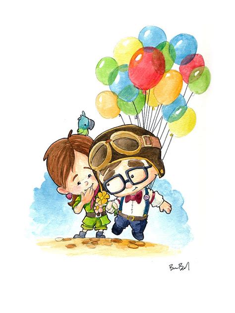 Up Movie Ellie And Carl Wallpaper