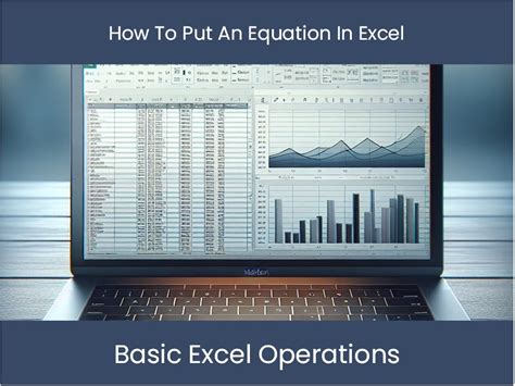 Tutoriel Excel Comment Mettre Une équation Dans Excel