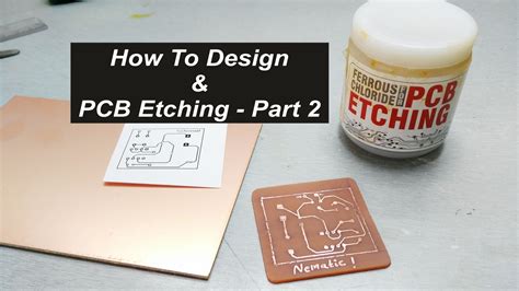 How To Design And Pcb Etching Part 2 7 Steps With Pictures Instructables