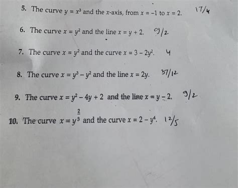 Solved The Curve Y X And The X Axis From X Chegg Com