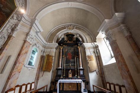 Side Chapel Altar In Bergamo Cathedral Bergamo Italy Editorial Image