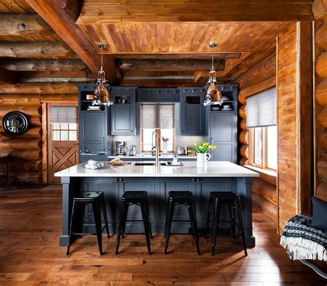 Log Cabin Kitchen