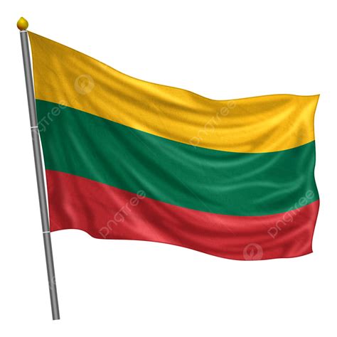 Bandera De Lituania Ondeando Con Textura De Tela Png Dibujos Lituania
