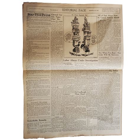 Rare Ventura County Star Free Press 12 30 1942 30 000 Germans Defeate