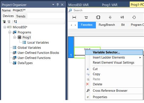 Select Variable For Your Instruction