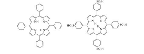 Structural Formulas Of Tpp Left And Tspp Right Download Scientific Diagram