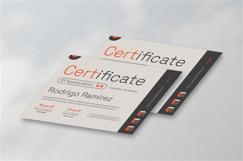 Swiss Style Certificate Print Templates Ft Award And Business Envato