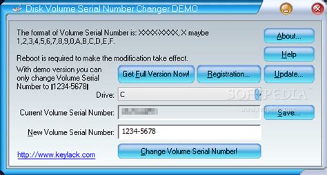 Disk Volume Serial Number Changer Download Softpedia