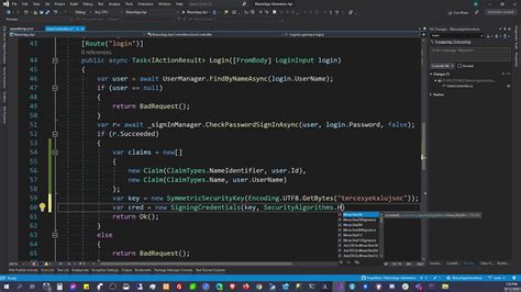 Blazor App Adventure S1 Ep 14 Generating Token With C Aspnet Identity Framework Youtube