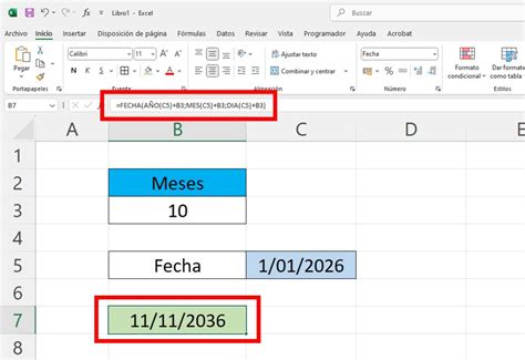 📌 Cómo Sumar Meses A Una Fecha En Excel 🥇