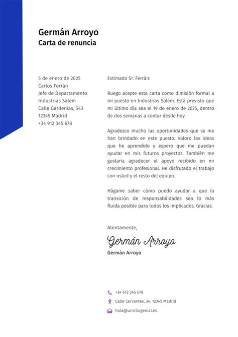 Plantillas Para Cartas De Renuncia Canva Plantillas Para Cartas De Renuncia Canva