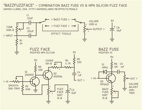 Fuzz Face Schematic Explained Building A Fuzz Face Clone