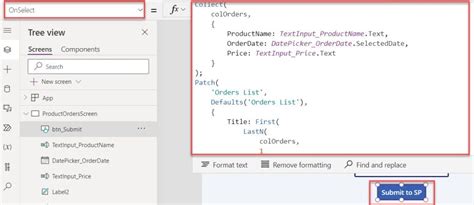 power apps save collection to sharepoint list