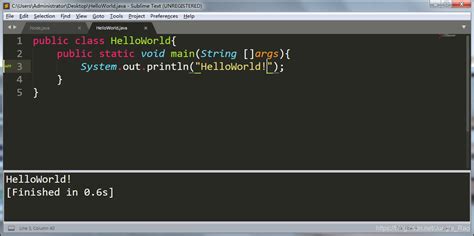 Sublime Text3 编译运行java程序sublime 查看 Java运行结果 Csdn博客