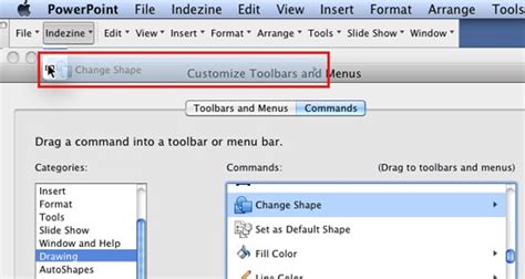 Add And Remove Menu Commands In Powerpoint 2011 For Mac
