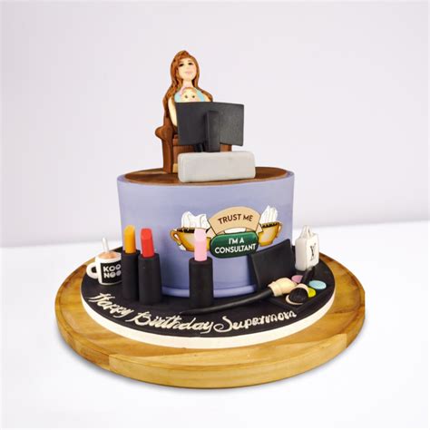 Office Working Girl Cake Cakeaway