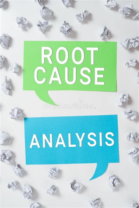 Text Sign Showing Root Cause Analysis Word Written On Method Of Problem Solving Identify Fault