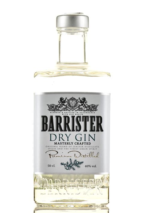 Barrister Dry - купить джин Барристер Драй 0.5 л - цена
