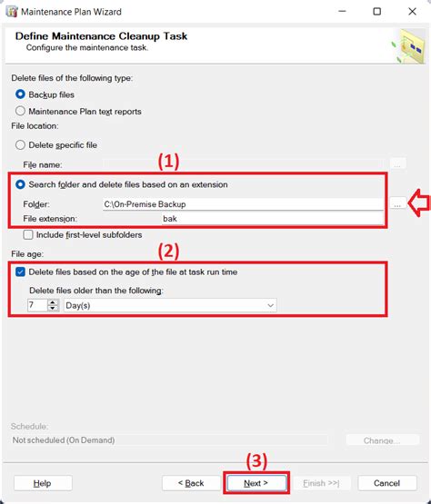 tự động sao lưu và giữ lại các tệp dữ liệu gần nhất trong sql server