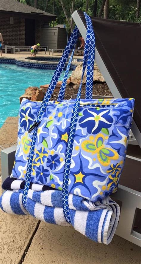 Сумка в бассейн или на йогу своими руками | Beach bag pattern ...