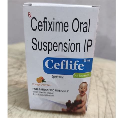 Syrup Ceflife Cefixime Oral Suspension Ip For Bacterial Infections At ₹ 80 Box In Surat