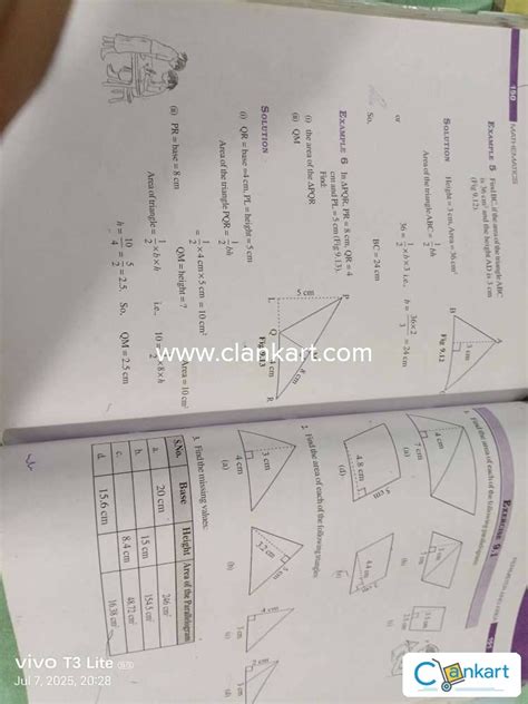 Buy Mathematics Book For Class 7th Book In Fair Condition At