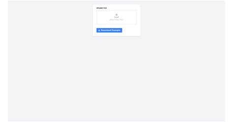 File Transfer Page Free React Tailwind Component