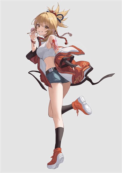 Stylishly Cute Yoimiya By Ccccc Genshin Impact Rstreetmoe