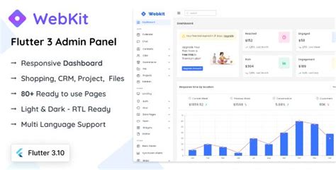 webkit flutter admin panel code market