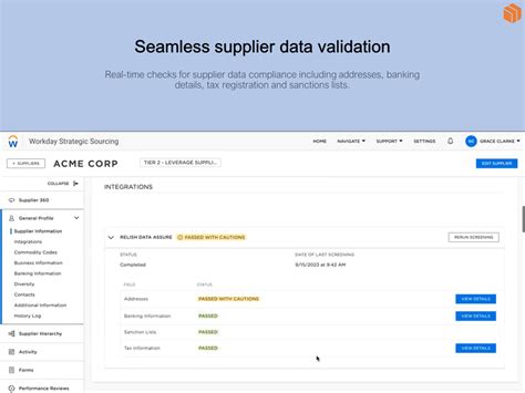 Relish Data Assure For Workday Strategic Sourcing Workday Marketplace