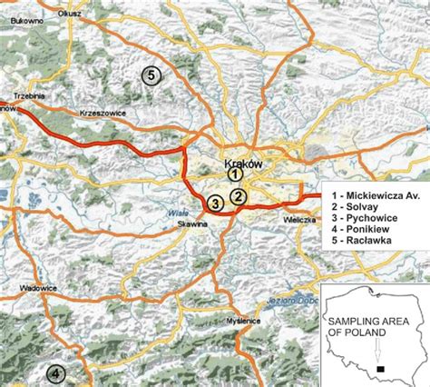 Localization Of Sampling Places Download Scientific Diagram