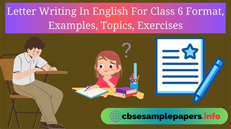 Letter Writing In English For Class 6 Format Examples Topics